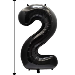 AULE 40 Inch Large 23 Balloon Numbers Black, Big Foil Number Balloons, Giant Helium Happy 23th Birthday Party Decorations for Man and Women, Huge Mylar Anniversary Party Supplies