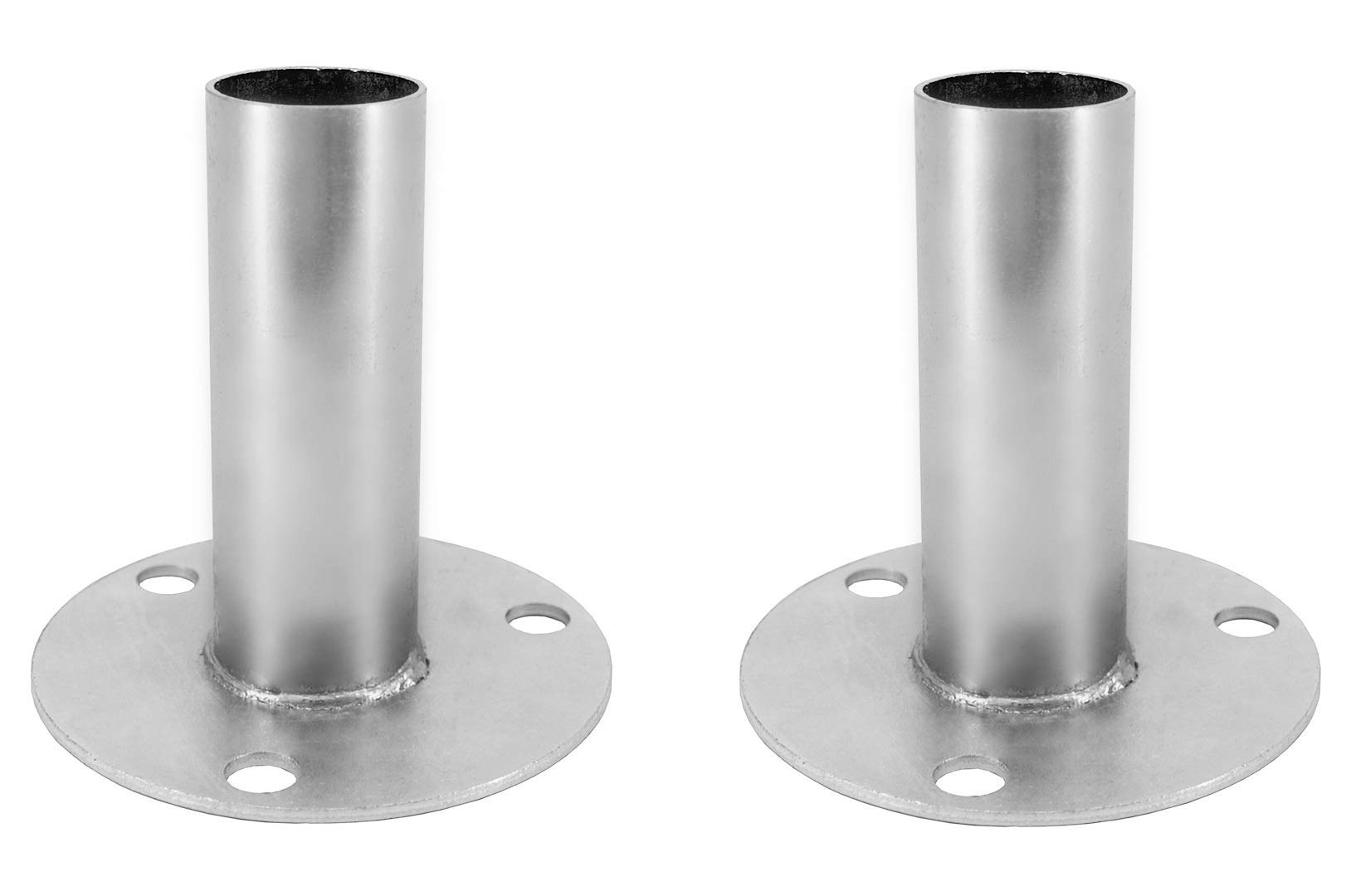 GoodsZone Canopy Fittings Kit 1 3/8" Slant roof Shelter Carport Deck Shed Frame Connectors Coupling, 2/Pack (Foot Pads)