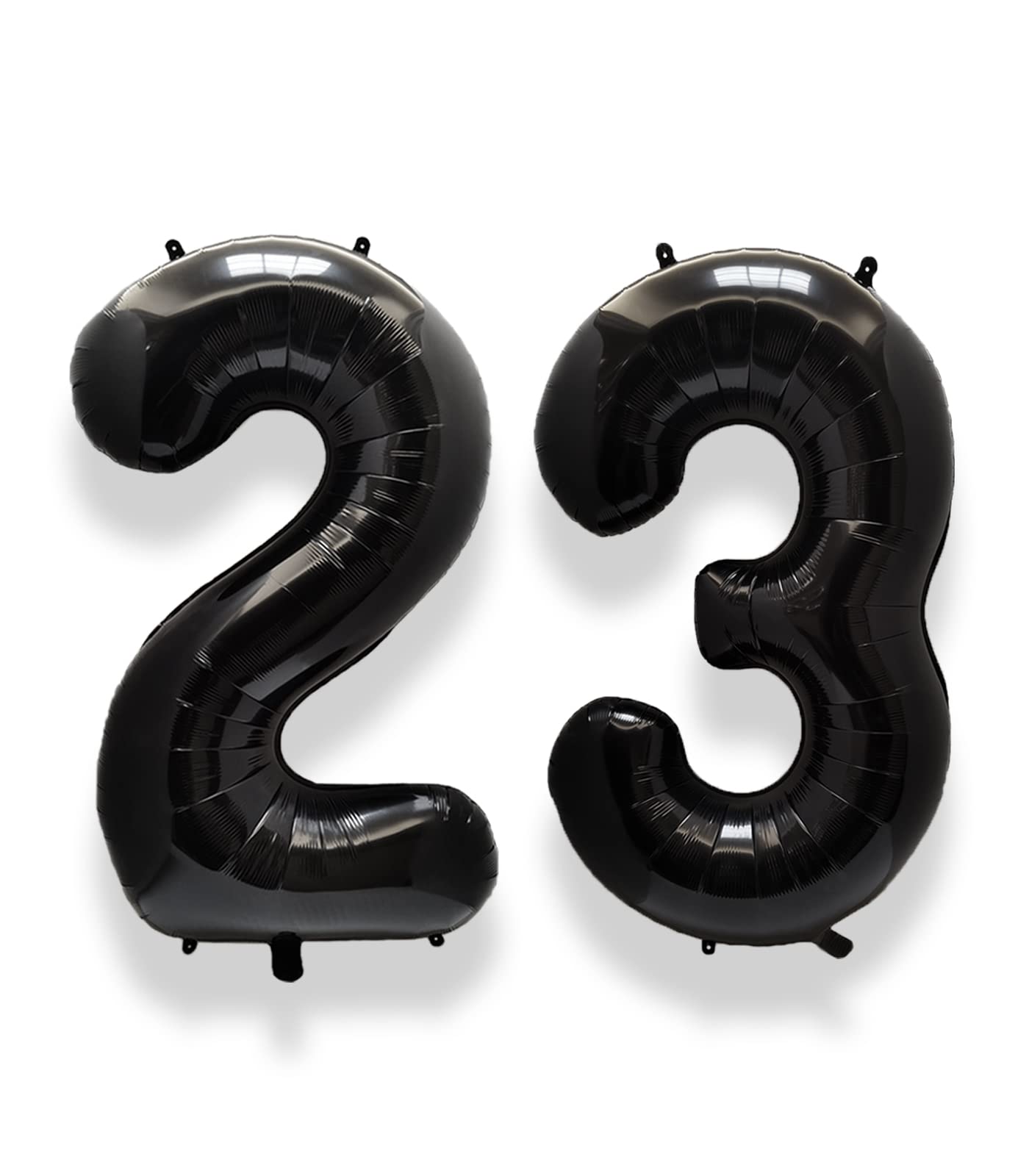 AULE 40 Inch Large 23 Balloon Numbers Black, Big Foil Number Balloons, Giant Helium Happy 23th Birthday Party Decorations for Man and Women, Huge Mylar Anniversary Party Supplies