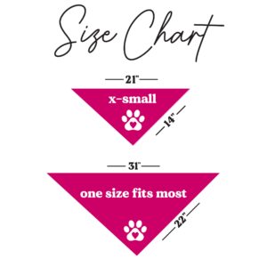 I Wear Pink for My Mom Cancer Ribbon Breast Cancer Dog Bandana (Hot Pink, OS 296)