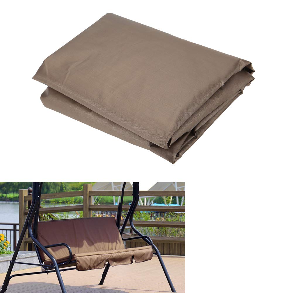 Swing Cover 3 Seat Swing Cushion Cover Garden Courtyard Outdoor Waterproof Polyester Taffeta Threeseater Swing Chair Hammock Seat Cushion Cover Cushion Cover 59.1 X 19.7 X 3.9In