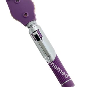 Premium Double Handle Otoscope Set -Otoscope/Great for School -Cynamed (PURPLE)