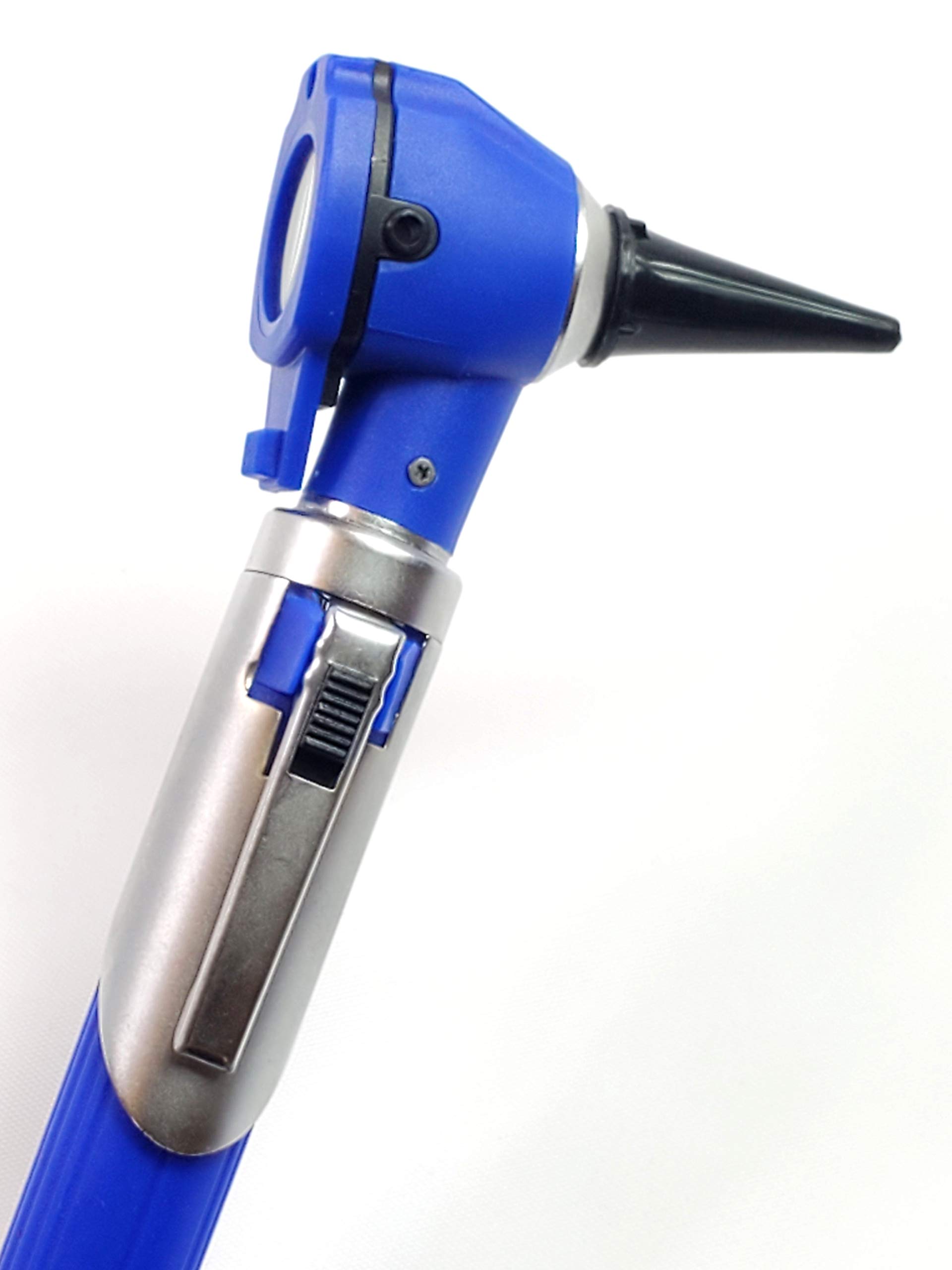 BLUE OTOSCOPE SET -LED Otoscope/School Kit-CYNAMED