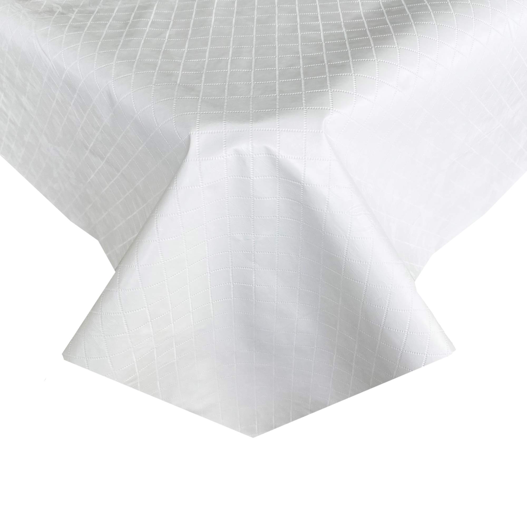 Newbridge Quilted Waterproof Cut to Fit Table Pad Protector with Flannel Backing, Heat Resistant, Wipe Clean, Cushioned Pad Protects Table from Spills and Scratches, 52" x 120"