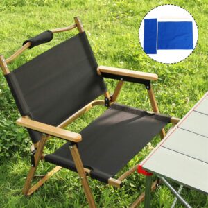 BESPORTBLE Chair Replacement Fabric with Cord Kit, 15 Inch Wide Repair Cloth with Replacement Cord for Director Chair Outdoor Recliner Patio Lounge Chair Lawn Beach Sling Chair, Blue