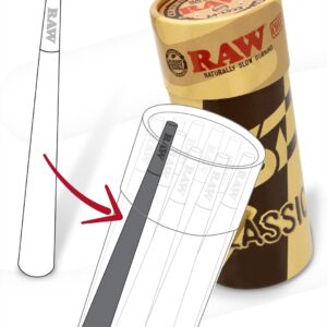 RAW Peacemaker Cones Classic | 27 Pack | Larger than King Size - All Natural Vegan Friendly and Pre Rolled for Convenience