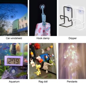 ANCIRS 30 Pack 30mm Suction Cups for Glass Table Tops, Rubber Transparent Anti-Collision Sucker Pad Without Hooks for Home Decoration