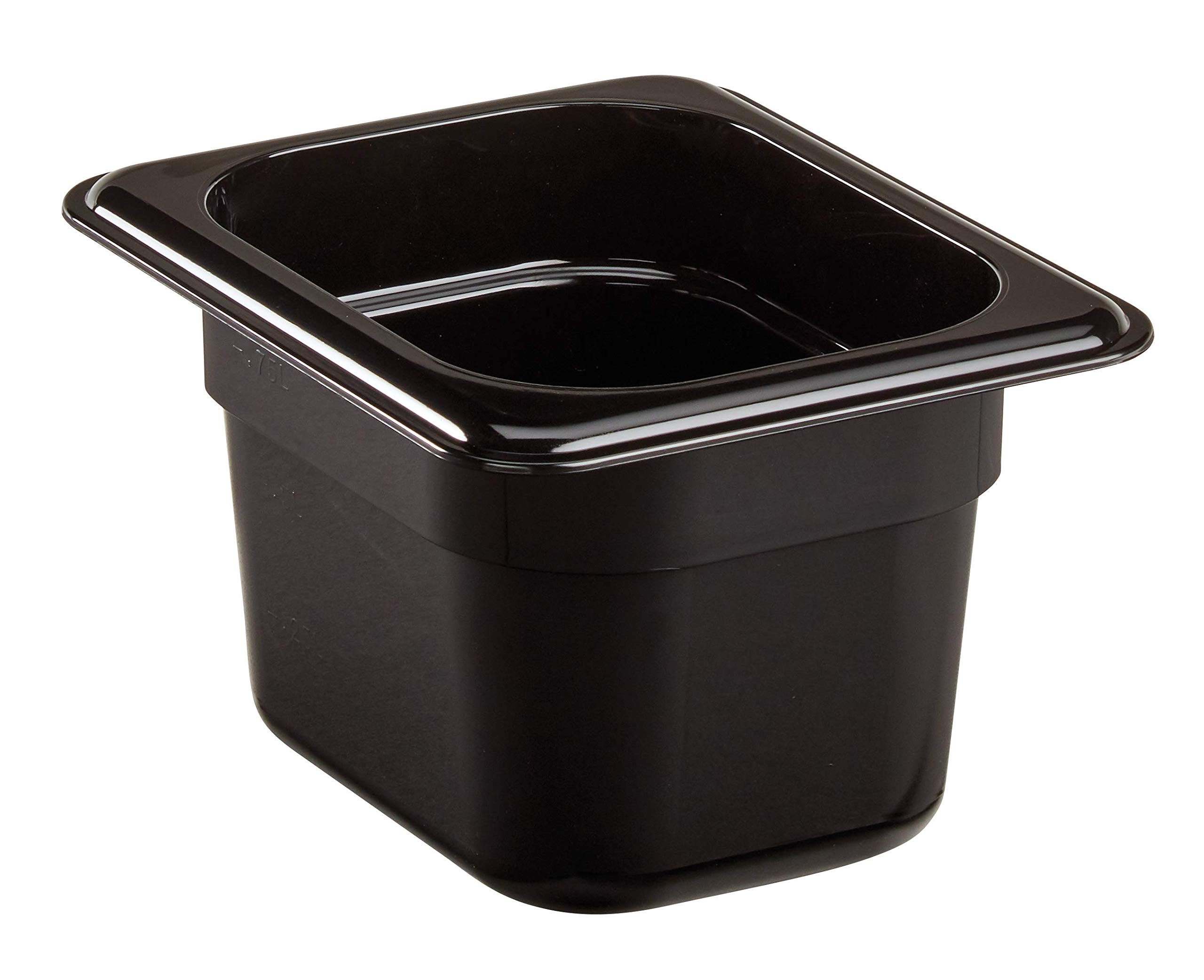 Cambro 84CW110 Food Pan 1/8 X 4" Camwear Black Case of 6