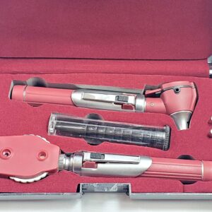 Burgundy Otoscope Set -LED Otoscope/School Kit-CYNAMED