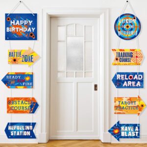 dart party signs cutouts dart party door signs party decorations for dart fans boys birthday party