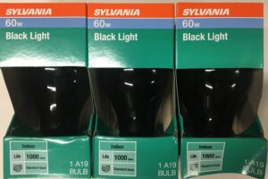 60 watt black light bulb 3 pac