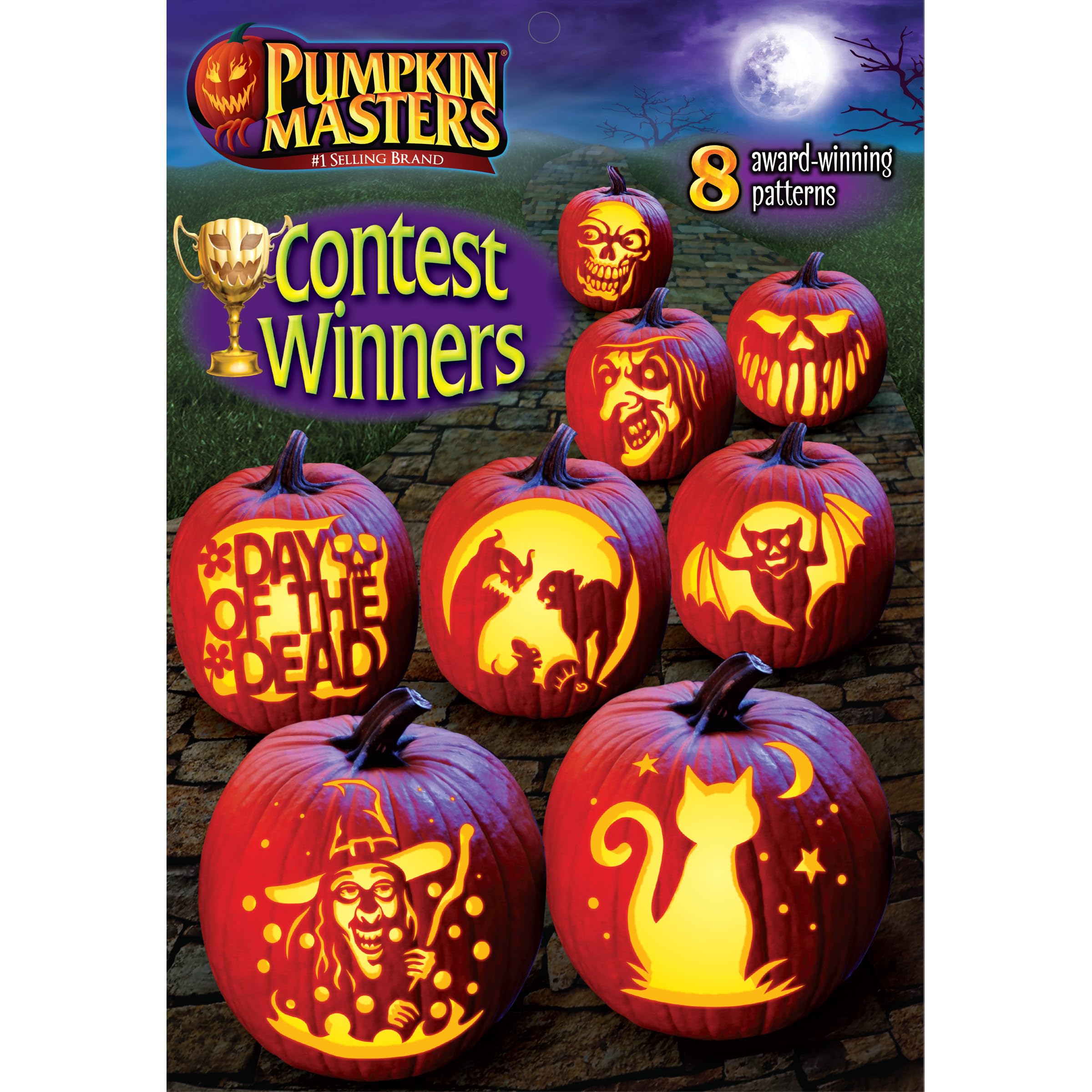 Pumpkin Masters America's Favorite Halloween Pumpkin Carving Kits Contest Winners 8 Award- Winning Patterns Booklet