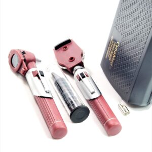 Burgundy Otoscope Set -LED Otoscope/School Kit-CYNAMED