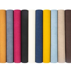 Gotocut 12 Pcs Frosted Faux Leather Sheets,Same Color on Both Sides,Solid PU Synthetic Suede Leather for Bow Earrings Making and Handicraft DIY,9.5"x 13" (Dark Color Series)