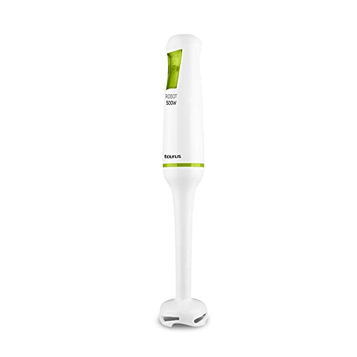 Taurus ROBOT 500 | Immersion Blender | Power 500 Watts | Detachable | Pulse Control | Plastic Rod | Practical and Versatile | Ergonomic Design