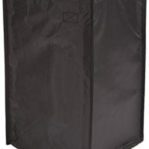 TAG Hardware Full Extension Pullout Laundry Hamper with Removable Bag(s) Matt Aluminum (24" Width - 2 removable small bags)