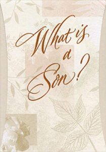 designer greetings what is a son? top fold birthday card