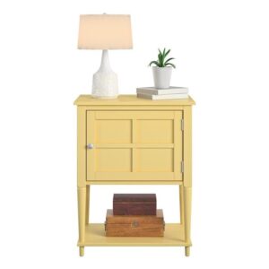 Ameriwood Home Fairmont Accent Table, Yellow