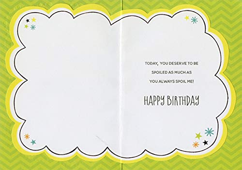 Designer Greetings Cuddly Wishes Golden Retreiver in Hat Birthday Card from The Dog