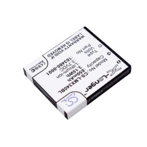 Replacement Battery for Voyager 1602G, LX34L1-G, fits Part Number 163480-0001, 8650A376 Barcode Scanner Cameron Sino CS-LMX340BL 3.7V Li-ion 850mAh/3.15Wh