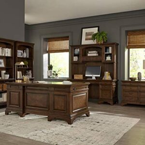 Coaster Furniture Hartshill File Cabinets Burnished Oak Executive Desk 881281