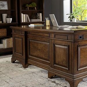 Coaster Furniture Hartshill File Cabinets Burnished Oak Executive Desk 881281