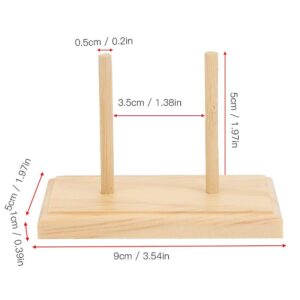 Thread Rack Holder Wooden Sewing Thread Holder Organizer Bobbin Holder Stand Embroidery Spools Storage Holder