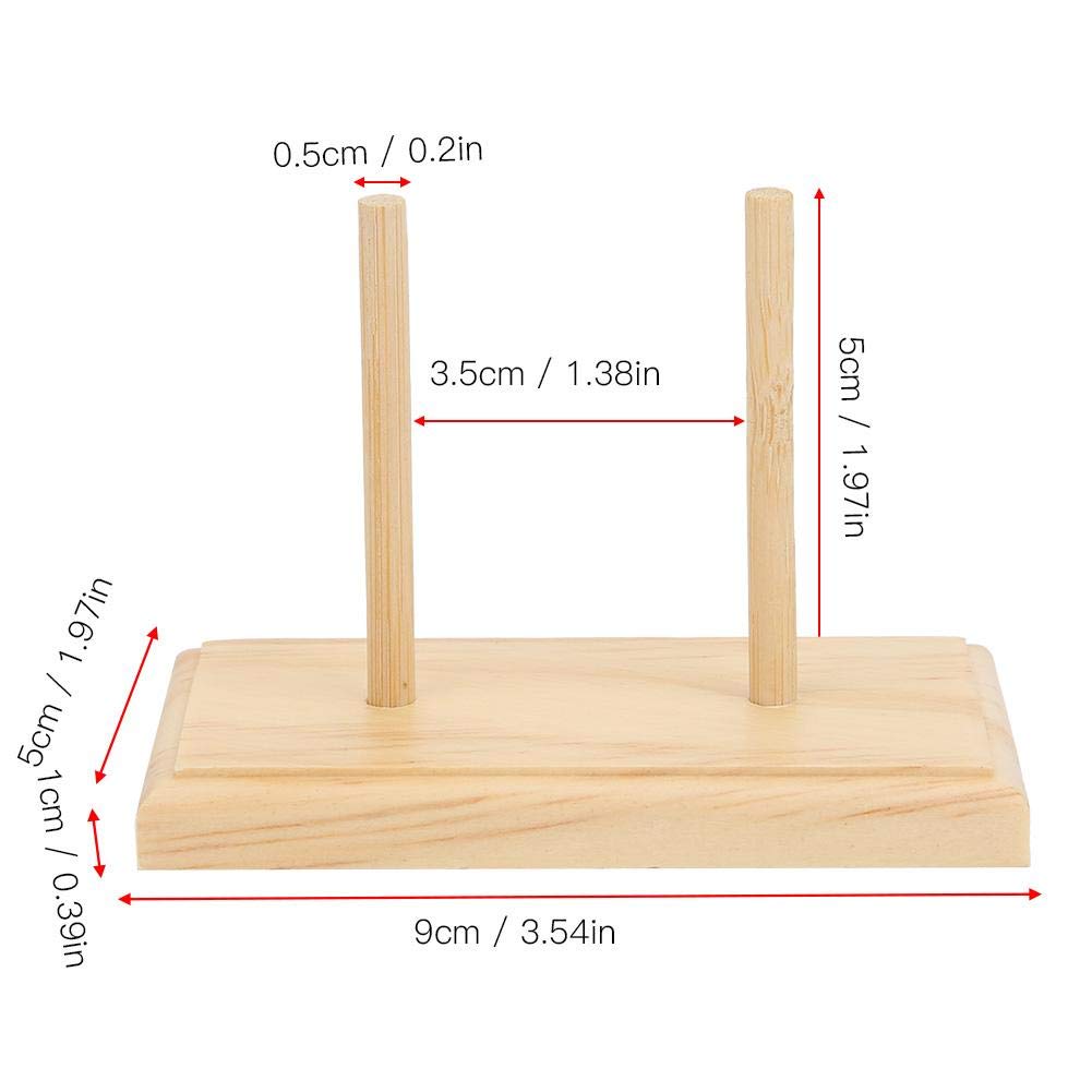 Thread Rack Holder Wooden Sewing Thread Holder Organizer Bobbin Holder Stand Embroidery Spools Storage Holder