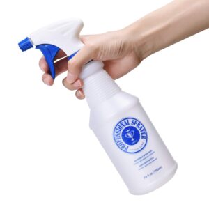 Plastic Spray Bottle 4 Pack 24 Oz (Upgraded Sprayer) for Cleaning Solutions, Bleach Spray, Planting, Pets, Heavy Duty Empty Spraying Sprayer Mist Water Bottles with Adjustable Nozzle, Measurements