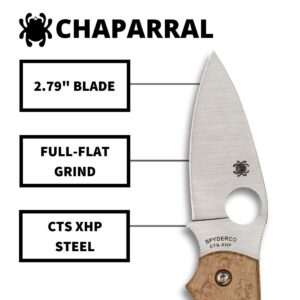 Spyderco C152WDP Chapparal Birdseye Maple