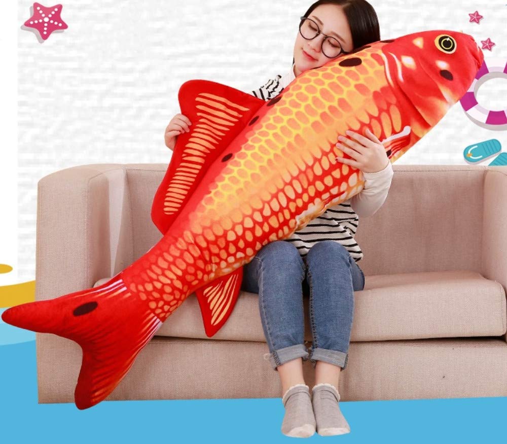 XIYUAN Giant-Simulation Fish Plush Toy/Toy Pillow/Stuffed Animal Toy, Used for Home Decoration Gifts, Toy Pillow (31.5 inches / 80 cm)