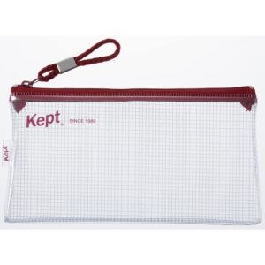 レイメイ藤井 kept raymay fujii kpf603r pencil case, clear pen case, red