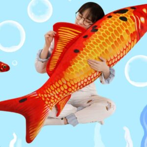 XIYUAN Giant-Simulation Fish Plush Toy/Toy Pillow/Stuffed Animal Toy, Used for Home Decoration Gifts, Toy Pillow (31.5 inches / 80 cm)