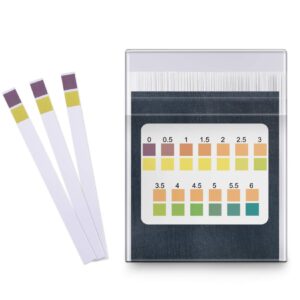 Kombucha pH Test Strips - pH Range 0-6 | 100 Test Sticks | Instant Read | Food Service, Brewing and Fermentation Test Strips