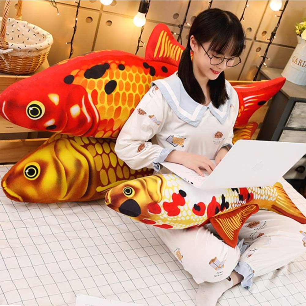 XIYUAN Giant-Simulation Fish Plush Toy/Toy Pillow/Stuffed Animal Toy, Used for Home Decoration Gifts, Toy Pillow (31.5 inches / 80 cm)