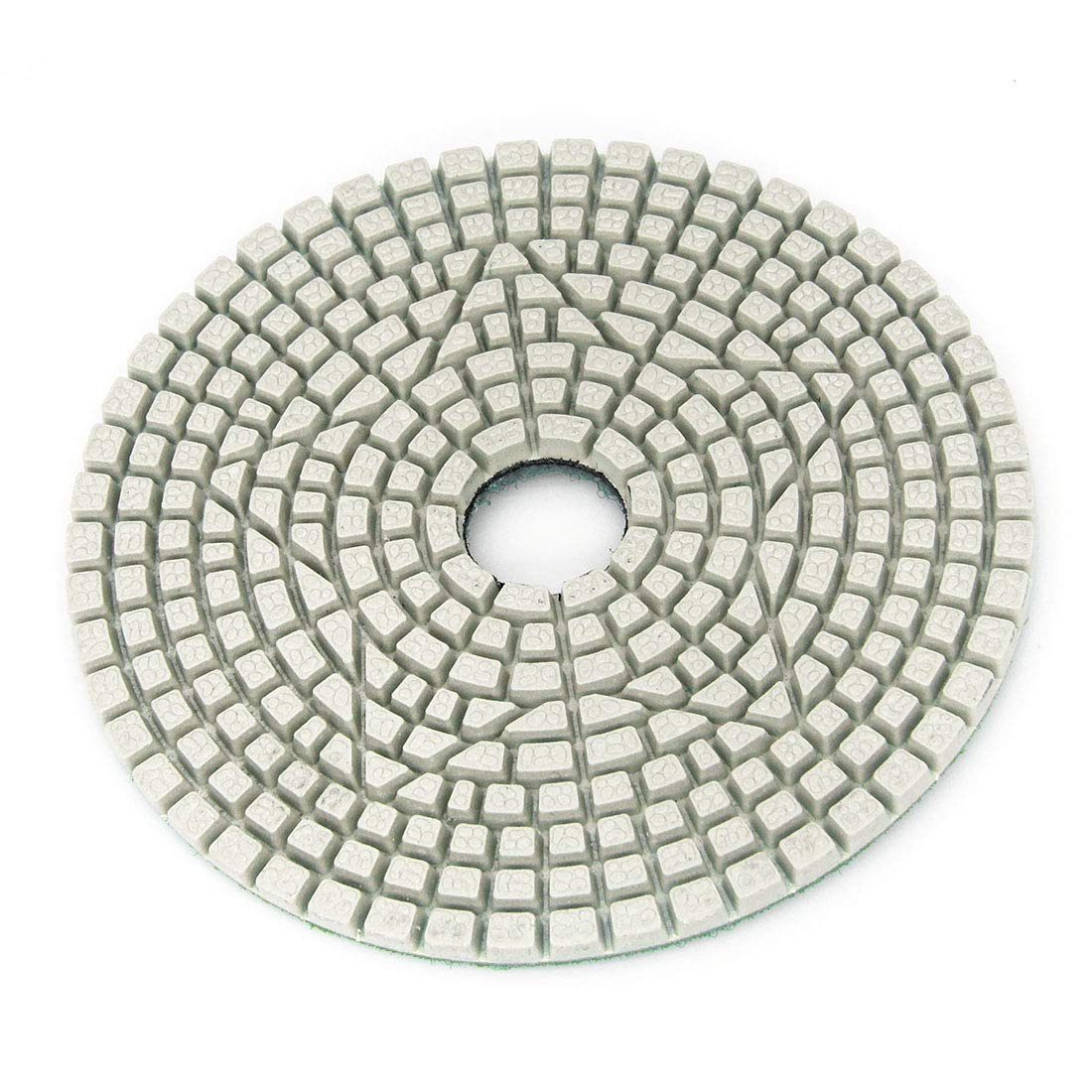 Wet/Dry 3 Step Diamond Polishing Pads 4" Sanding Discs Grit 2 for Granite Marble Concrete (3-Pcs)