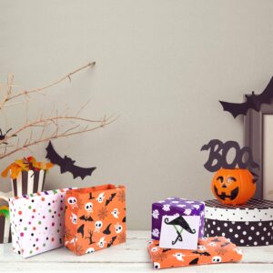 ASTARON 30 Sheets Halloween Pattern Paper Set A4 Size(8.2 x 11" ), Decorative Paper for Card Making Craft Scrapbook Decoration, 10 Styles (Not Tissue Paper!!)