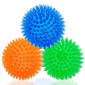 chlebem dog balls squeaky small dog toys puppy toys dog chew toy for small medium dogs interactive durable toys chewing cleaning teeth rubber dog ball pet teething