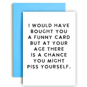 huxters i would have got you a funny birthday card - funny birthday cards for men - happy birthday card for her - best friend birthday card - funny birthday card for him – rude card