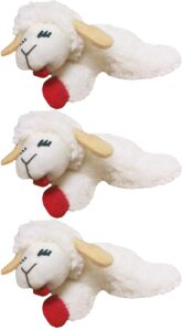 multipet lamb chop cat toy (small (pack of 3))