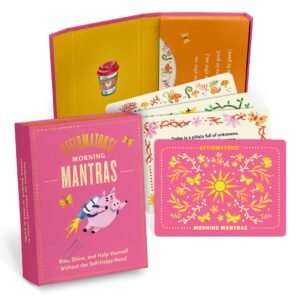 affirmators! mantras morning - day affirmation cards deck, daily cards & positive affirmations (30 cards deck)