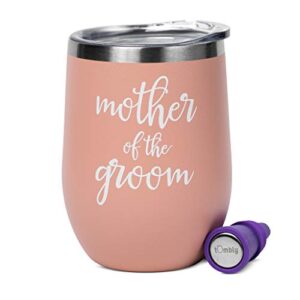 mother of the groom tumbler – 12 oz – mother of the groom gifts, mother of the groom wine glass, mother of the groom cup, mother of the groom glass, mother of the groom gifts from bride