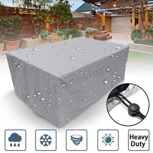 DOITOOL Chair Cover Chair Cover Furniture Cover Rainproof Desk Chair Covers Heavy Duty Cover Outdoor Tables Chairs Protector Cloth for Outside Home Tool Garden Furniture Cover Outdoor Sofa Set