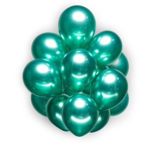 green metallic chrome latex balloons 12inch（50pcs）party birthday wedding engagement anniversary christmasfestival baby shower bridal shower party decorations