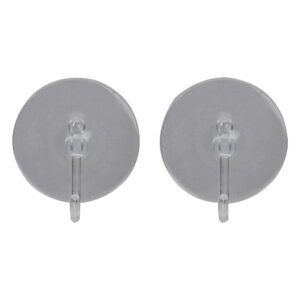 Northlight Pack of 2 Clear Suction Cups with Hooks 3"