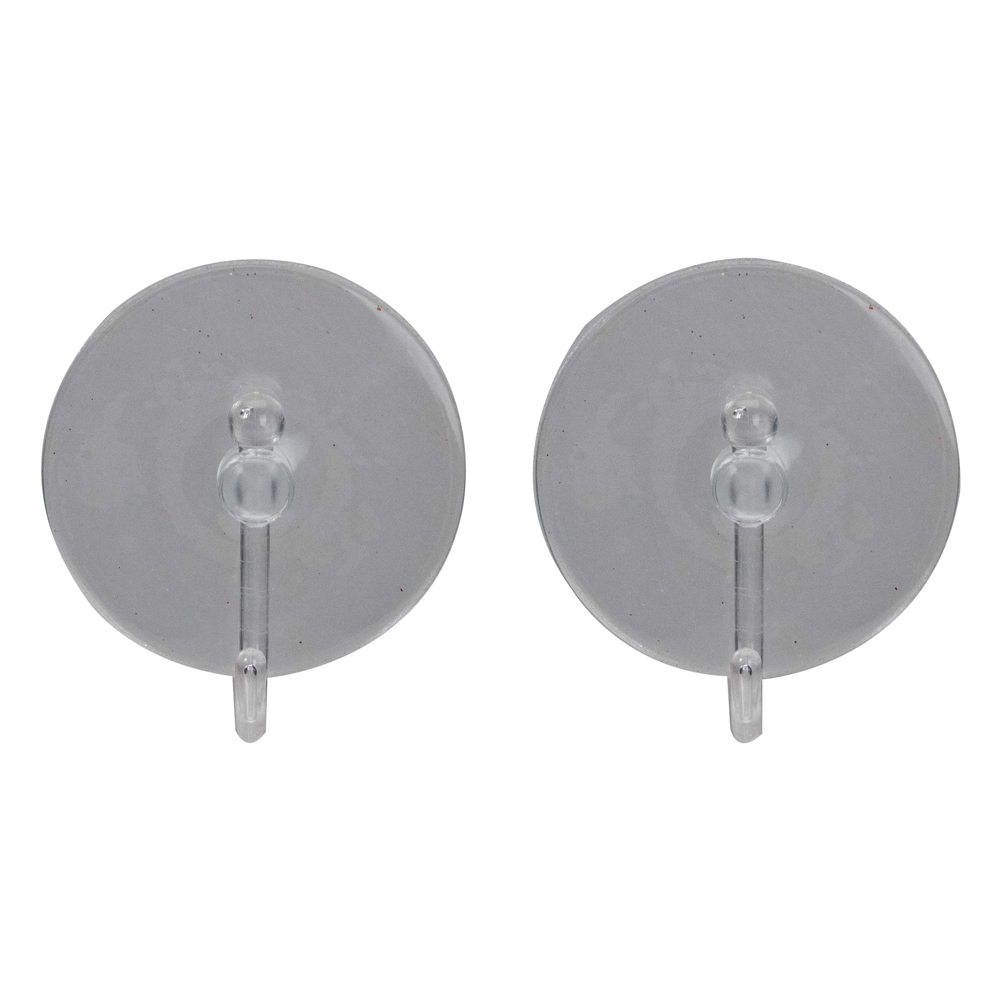 Northlight Pack of 2 Clear Suction Cups with Hooks 3"