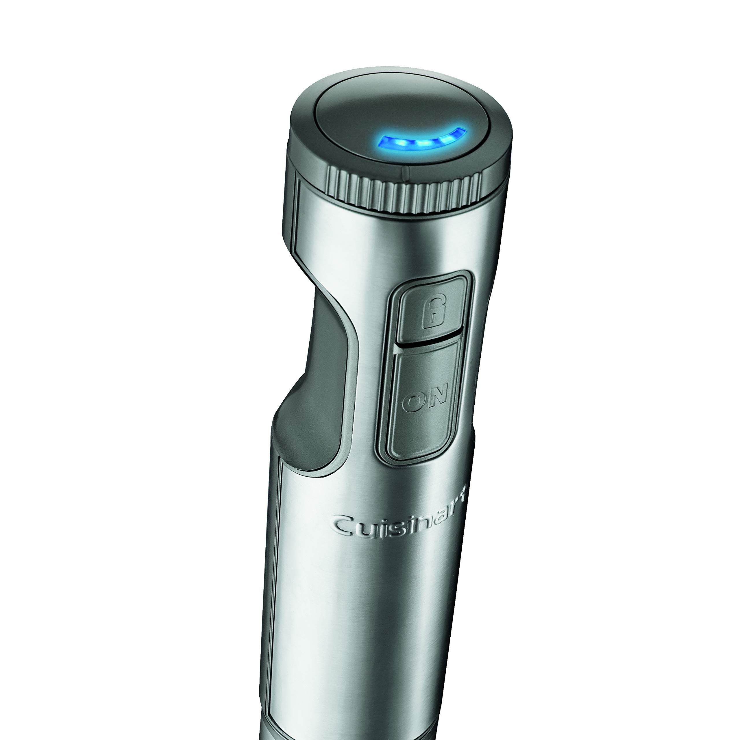 PNAEUT Cuisinart Smart Stick Variable Speed Hand Blender with Chopper CSB-87C, Silver, Large