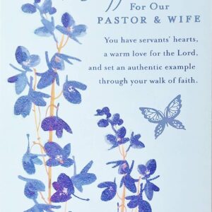 Greeting Card With Appreciation For Our Pastor and Wife So Thankful For The Wonderful Impact You Are Making In Our Church