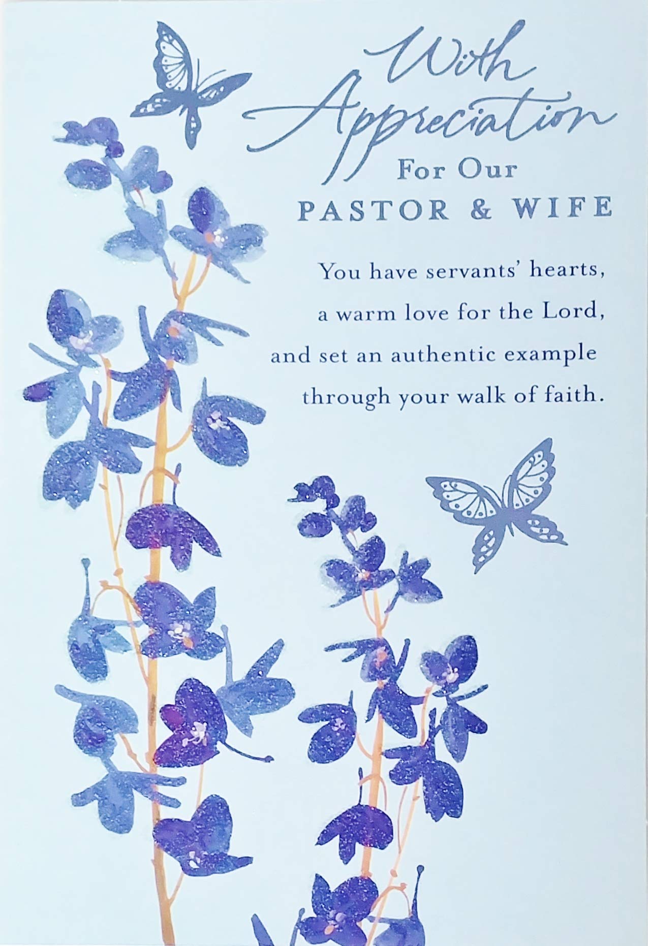 Greeting Card With Appreciation For Our Pastor and Wife So Thankful For The Wonderful Impact You Are Making In Our Church