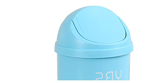 WOIWO 1 PCS Creative Desktop Trash Can Small Household Living Room Shake Lid Garbage Can Mini Kitchen Countertop with Lid Paper Basket （Color Random Send）